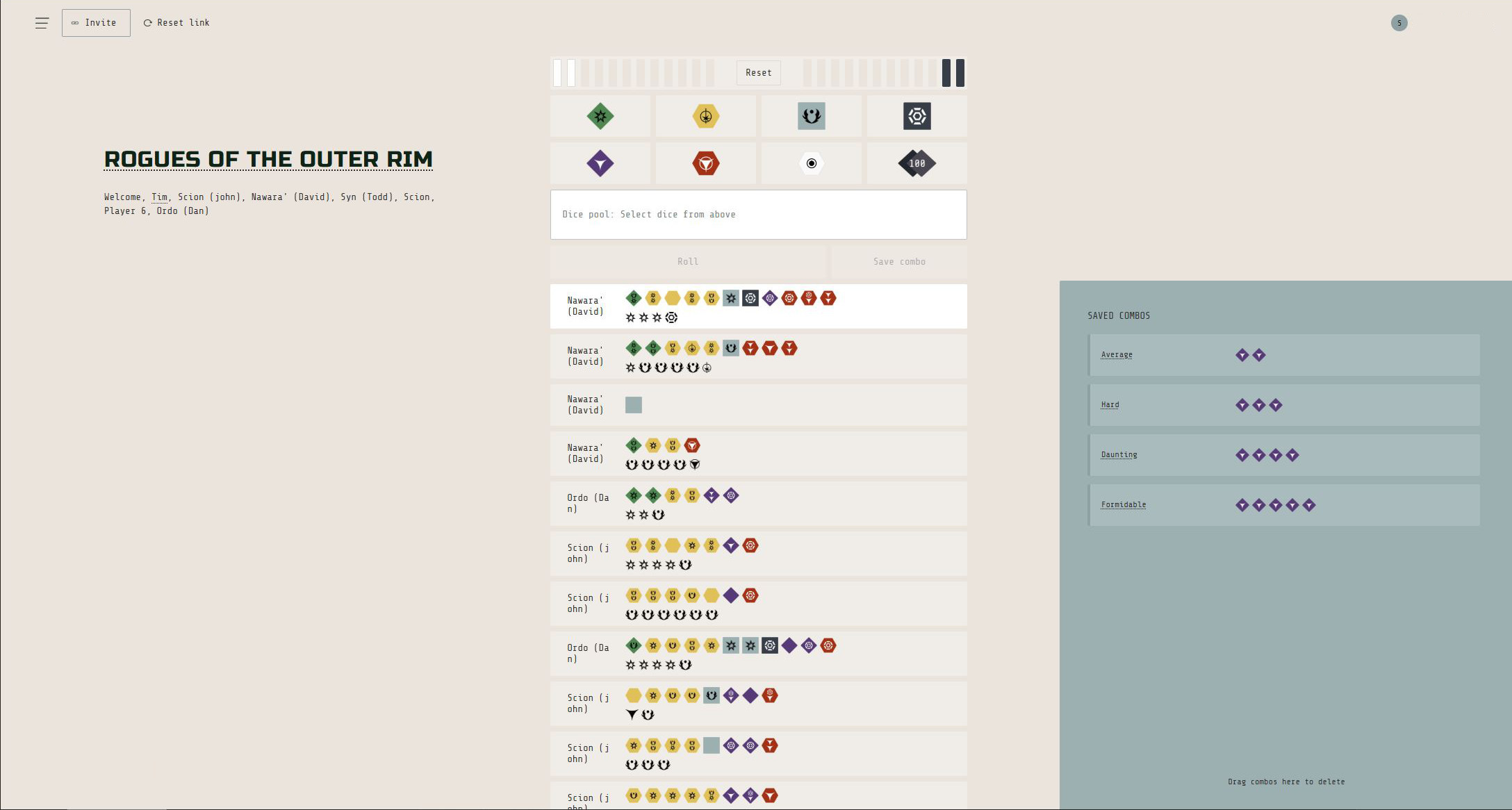 Interactive Star Wars Galaxy Map for RPGs | Galaxy Dice Roller
